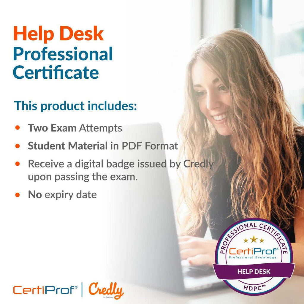 Certificado Help Desk Professional – HDPC™ | CertiProf - Brasil